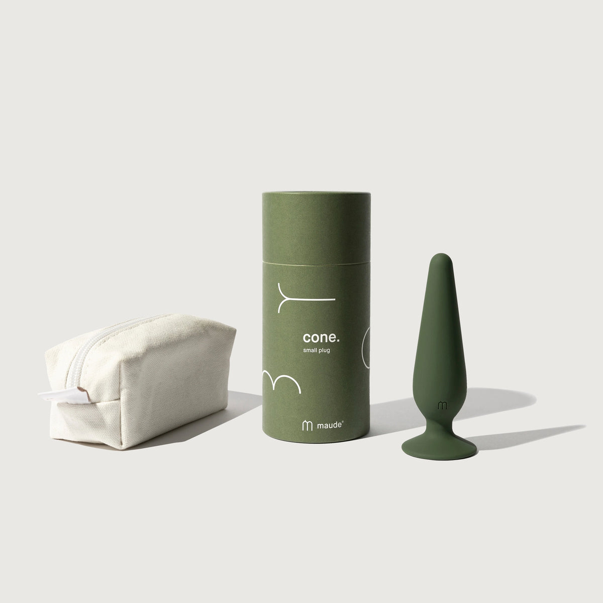 Maude Cone | Discreet Green Non-Vibrating Plug