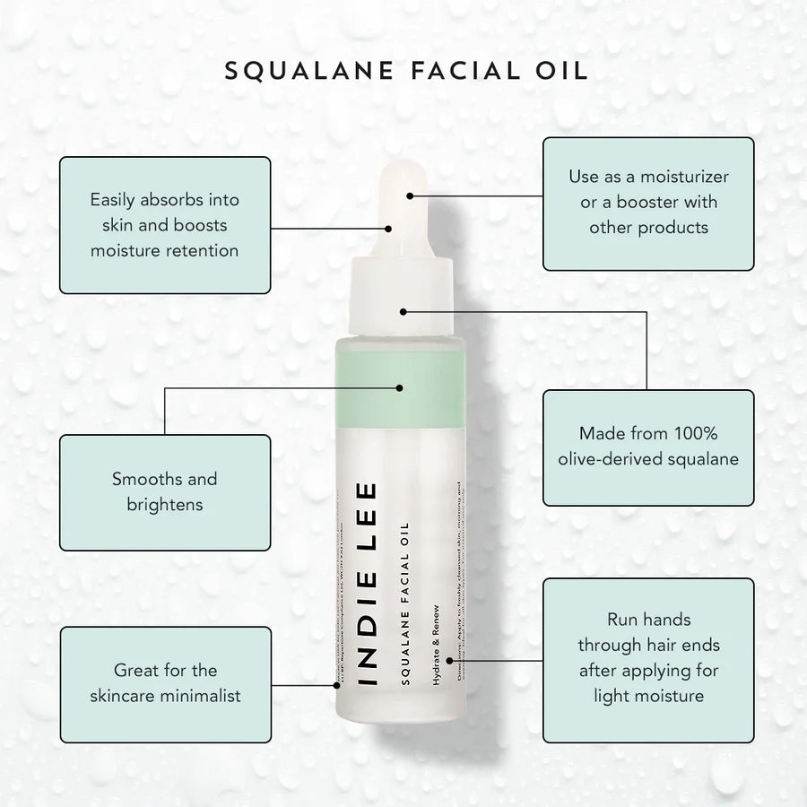 Squalane Facial Oil – Hydrating Care - The Lab Organics