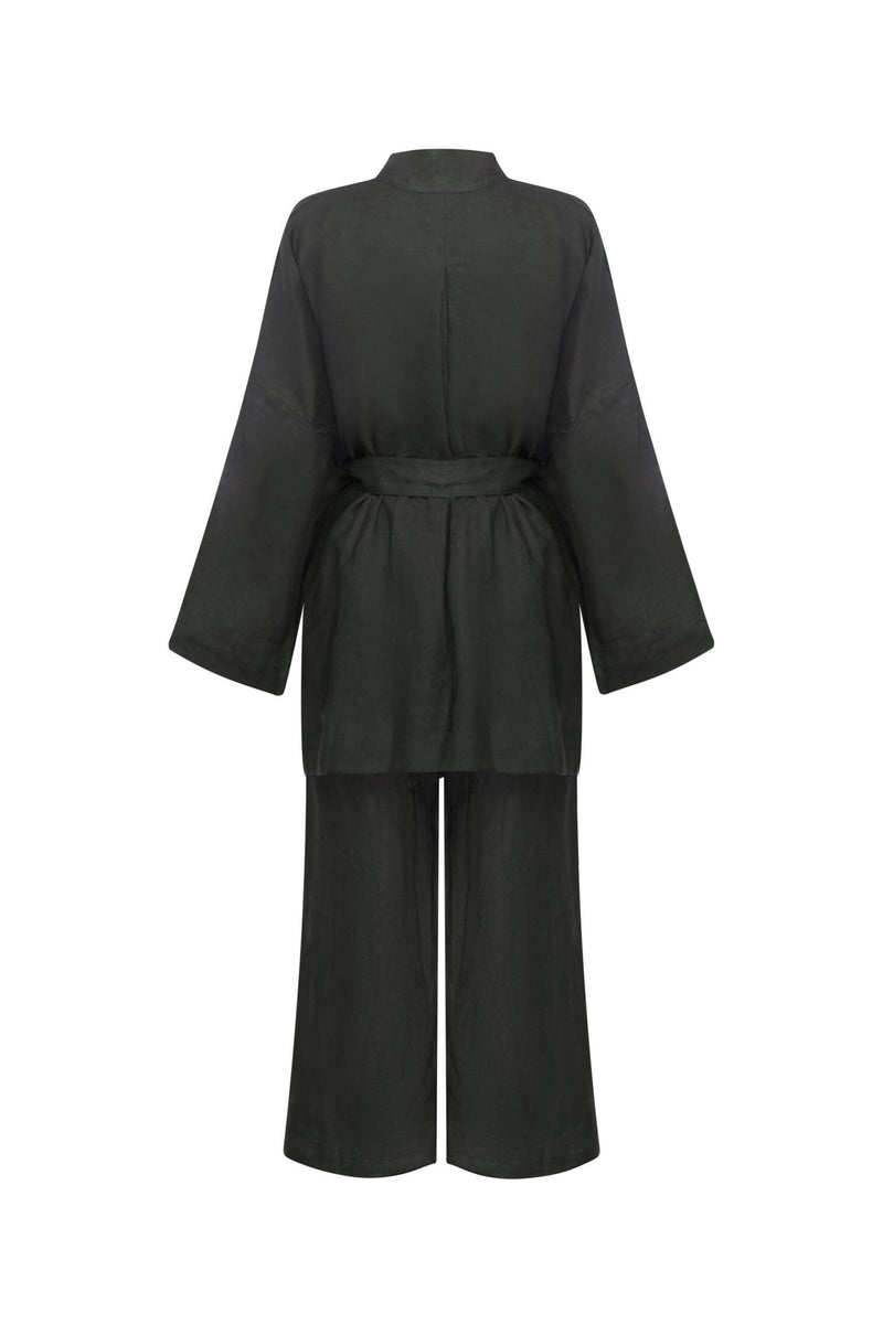 Black Lounge Set | THE 01 LOUNGEWEAR SET | The Lab Organics